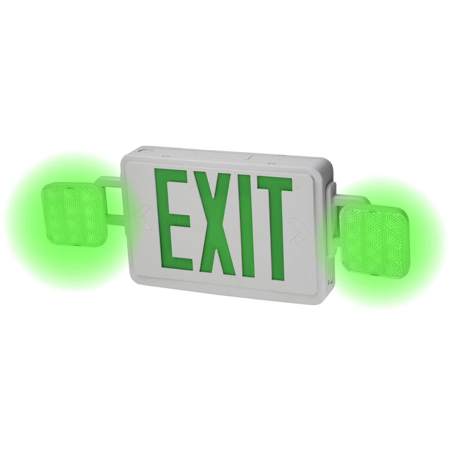 Grow Pros Solutions Green Exit Sign - Plant Safe LED Light