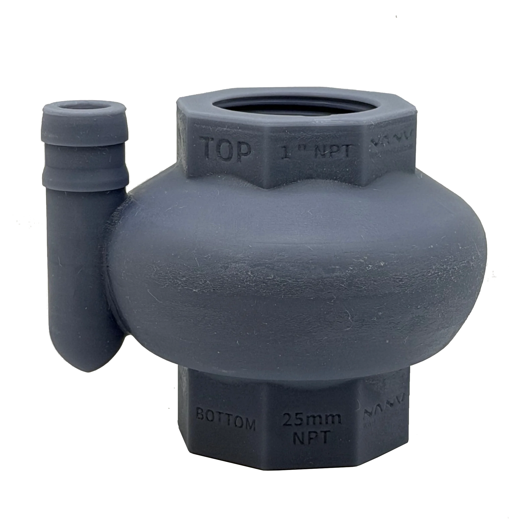 Nanu Hyper Gen 3 Nanobubble Generator, 25 GPM, 1" NPT, Polyacrylic