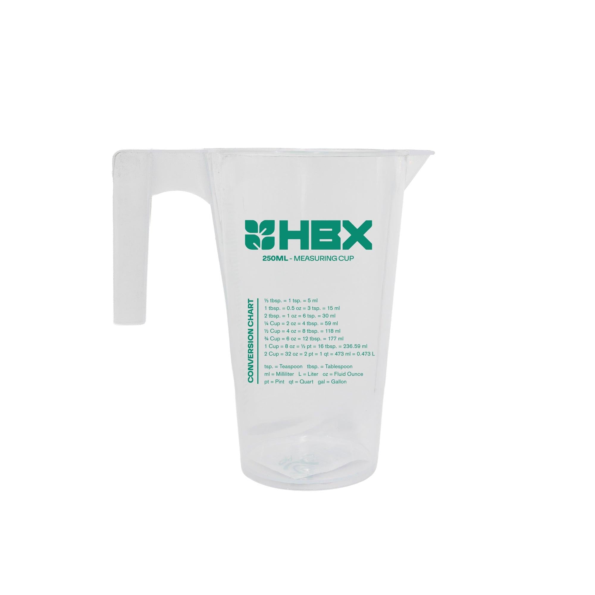 HBX Measuring Cup 250 mL - Accurate Graduated Container