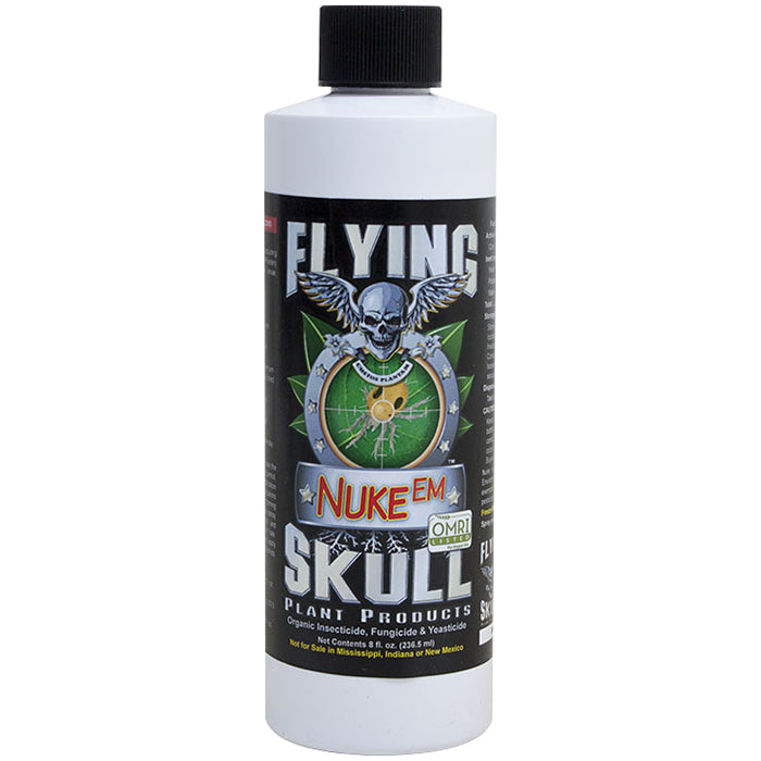 Flying Skull Nuke Em Insecticide & Fungicide Concentrate, 8 oz.