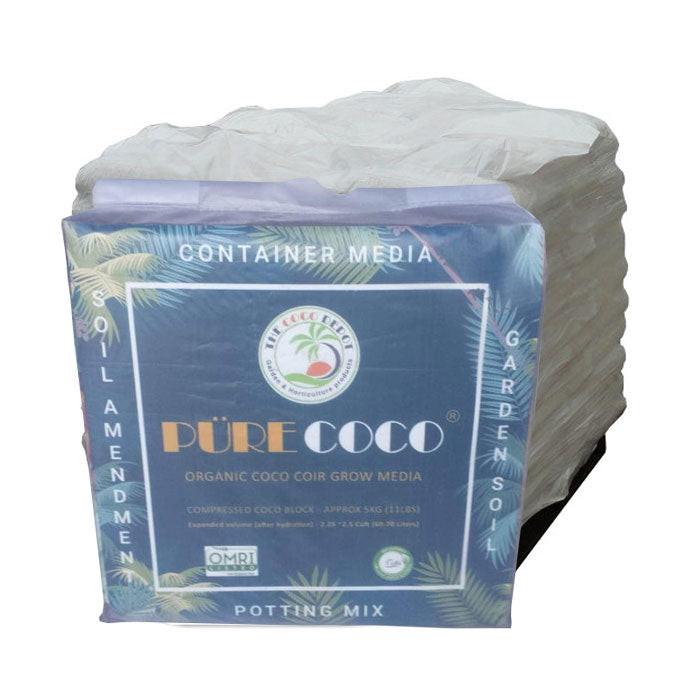 The Coco Depot 5 kg Compressed Coco Block, Pallet of 200