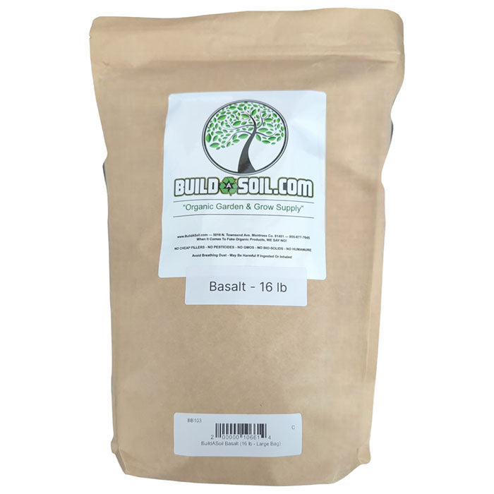 BuildASoil Basalt Rock Dust, 16 lb - Nutrient-Rich Soil Amendment