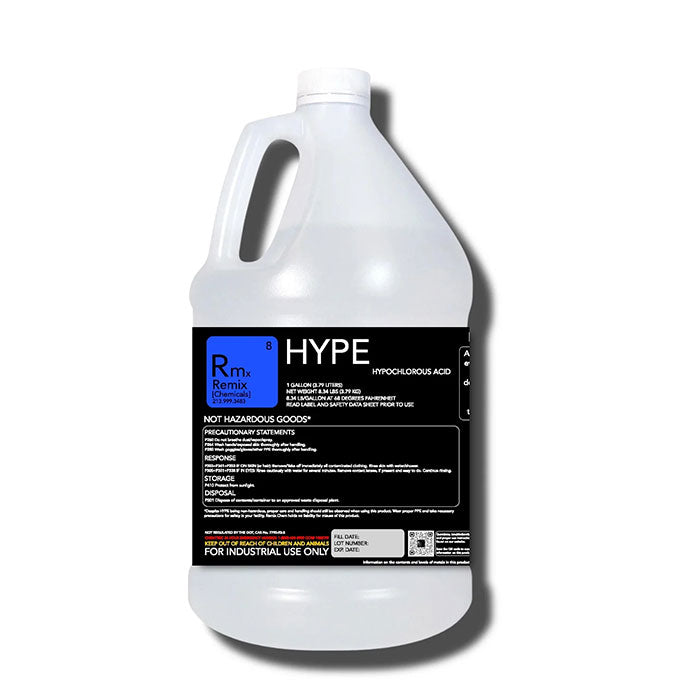 Remix Chem HYPE Hypochlorous Acid 1 Gallon Cleaning Solution