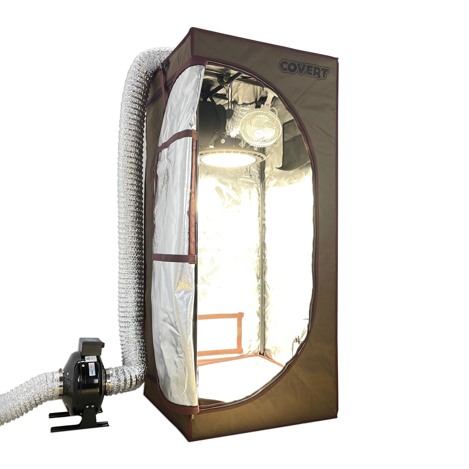 Covert 2' x 2' 150W UFO LED Grow Tent Kit with Ventilation