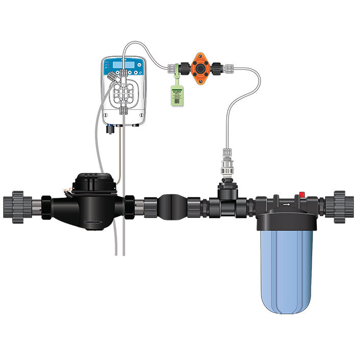 Dosatron Etatron eOne Hi-Flo Ultrasonic Micro-Doser Kit 1.5 Inch