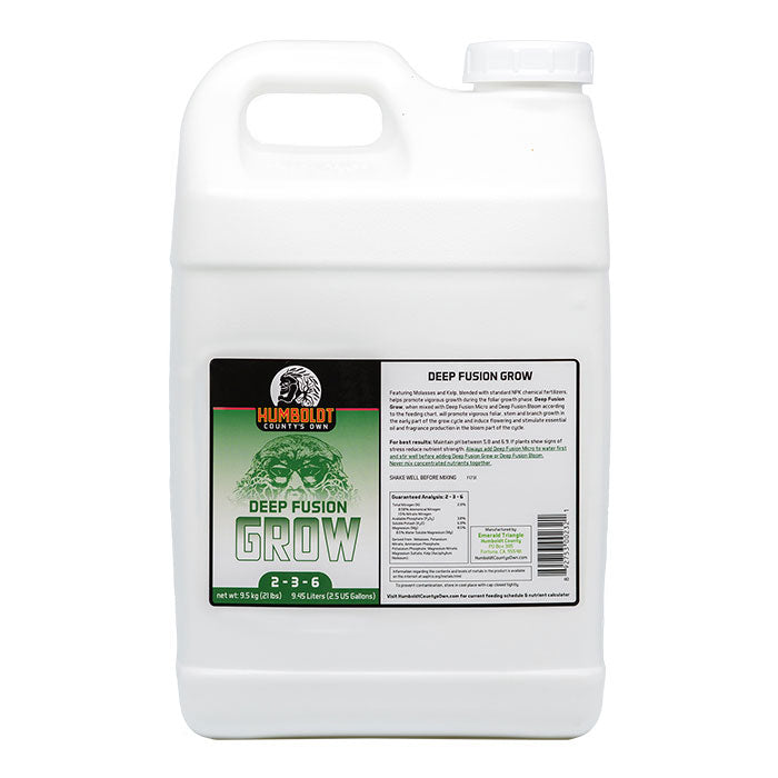 Humboldt County's Own Deep Fusion Grow, 2.5 Gallon Nutrient
