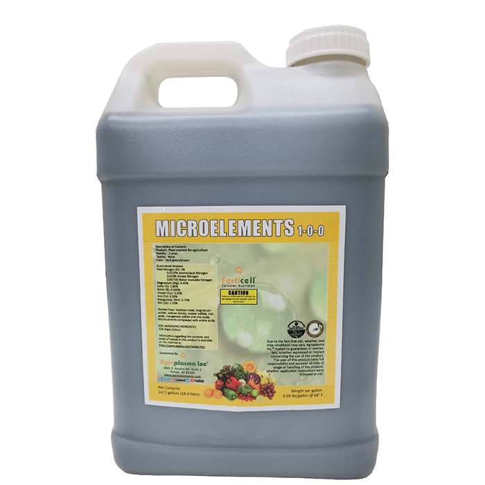 Ferticell Organic Microelements 1-0-0, 2.5 Gallon Fertilizer