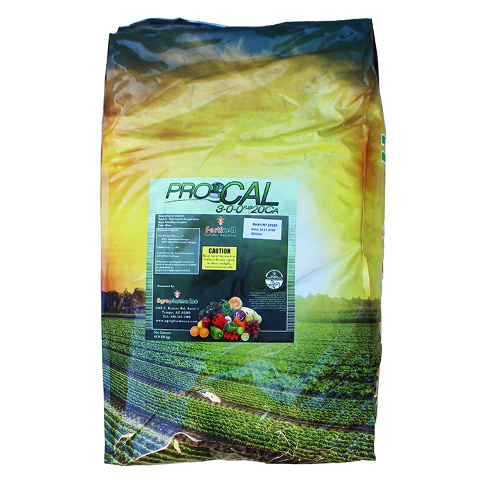 Ferticell Organic ProCal 3-0-0 Soluble Powder Plus 20% CA