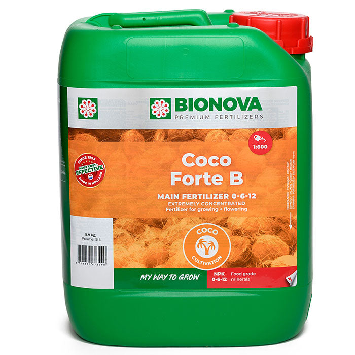 Bionova Coco Forte B Base Nutrient, 5 Liter - Concentrated Formula