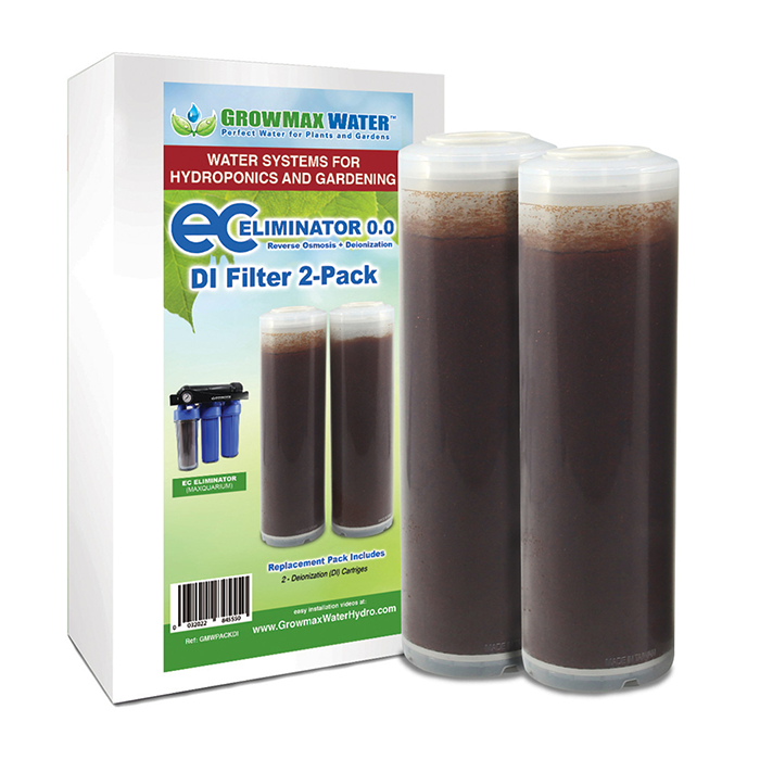 GrowMax Water Replacement DI Filter Pack for EC Eliminator