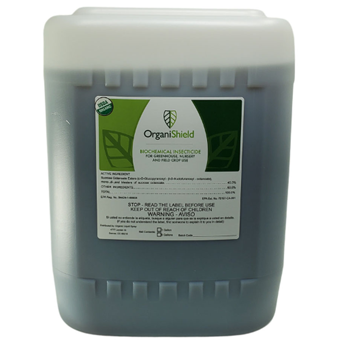 OrganiShield Organic Pesticide Sucrose Octanoate, 5 Gallon