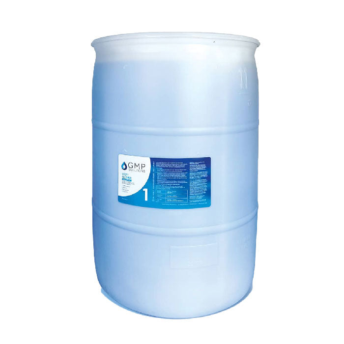 GMP Solutions Step 1 Cleaner Concentrate, 55 Gallon