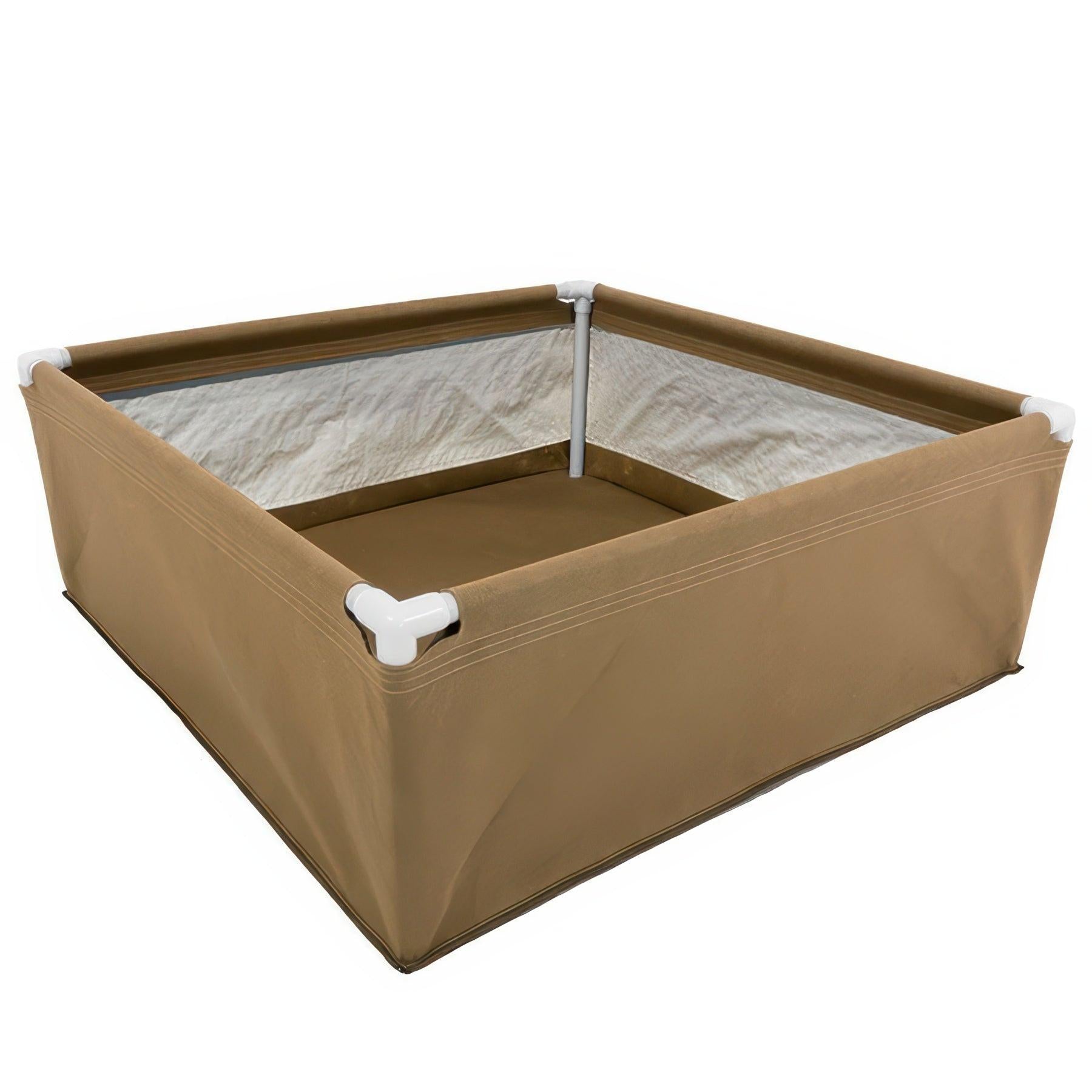 Grassroots 3' x 3' x 1.5' Living Soil Bed with Trellis Fittings