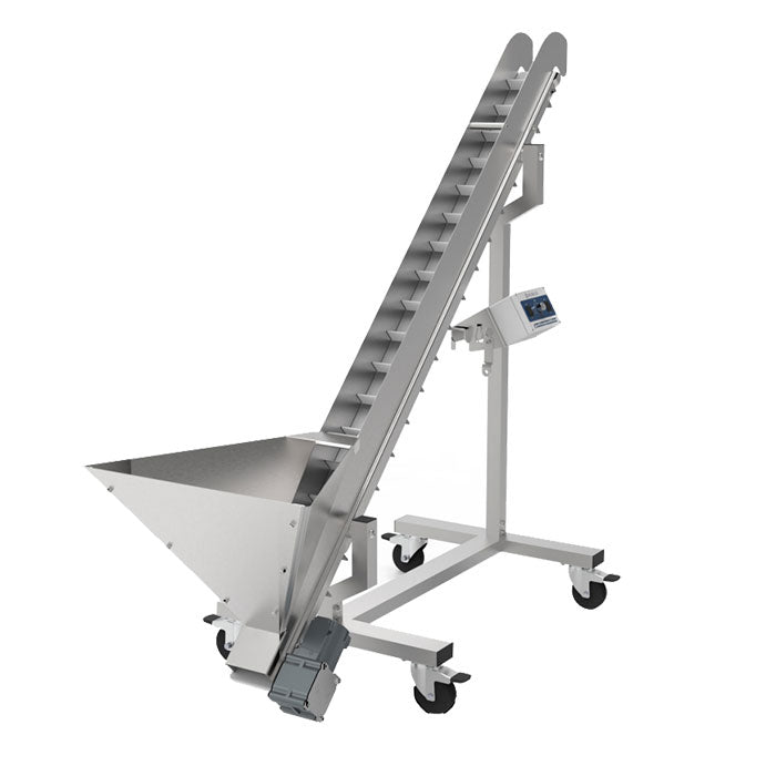 Mobius M9 Autofeed Conveyor - Stainless Steel, Low-Profile