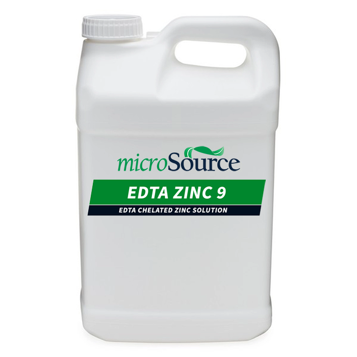 MicroSource EDTA Chelated Zinc 9%, 2.5 Gallons