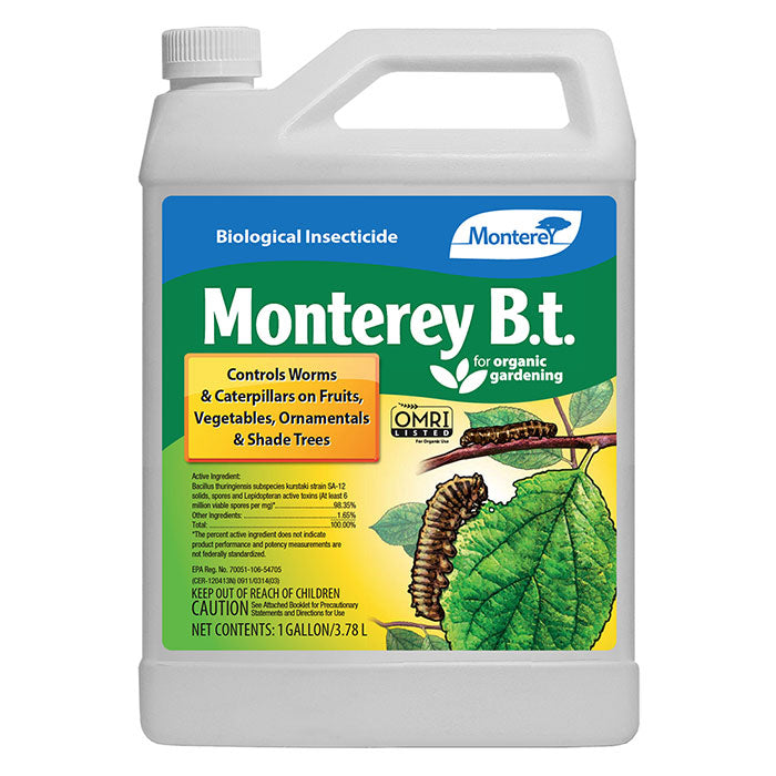Monterey Lawn & Garden B.t. Biological Insecticide, 1 Gallon