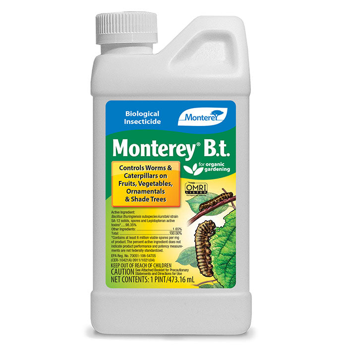 Monterey Lawn & Garden B.t. Biological Insecticide, 16 oz.