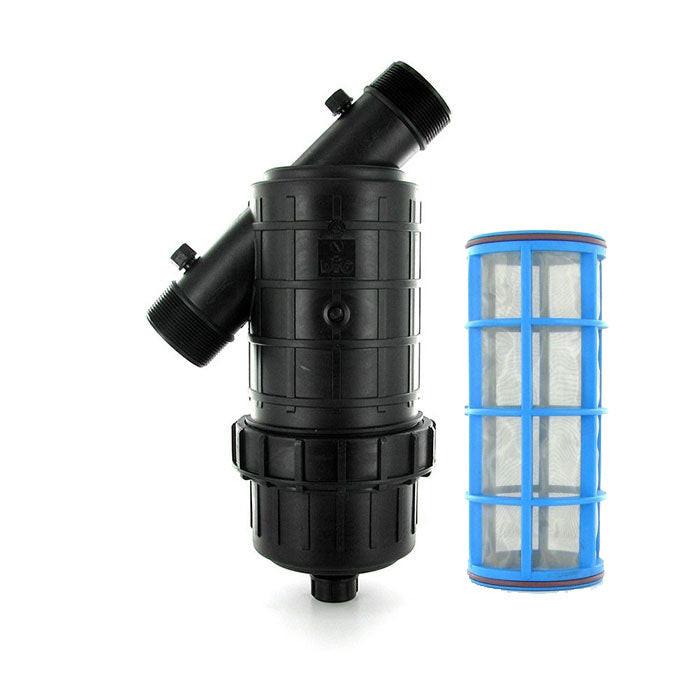DIG 2 Inch MPT Inline Filter with Stainless Steel Screen, 80 Mesh