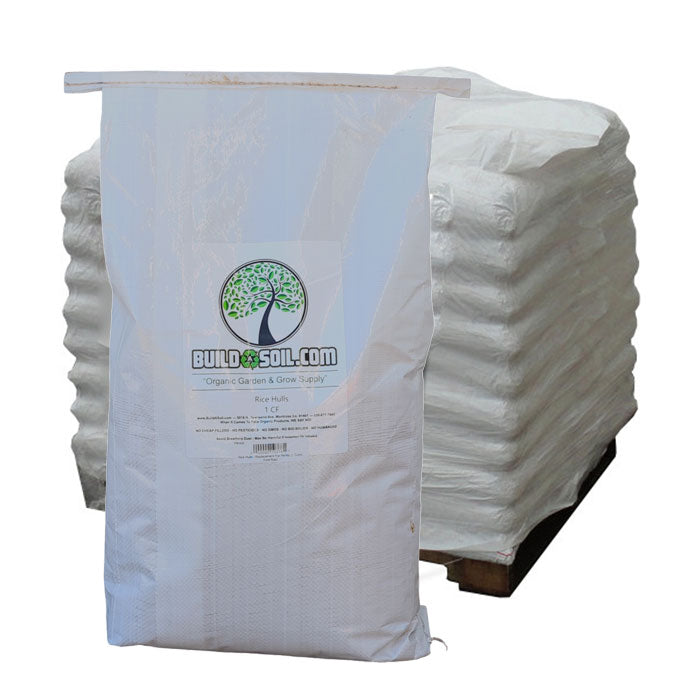 BuildASoil Par Boil Rice Hulls, Truck Load of 48 Pallets - 786 Bags To