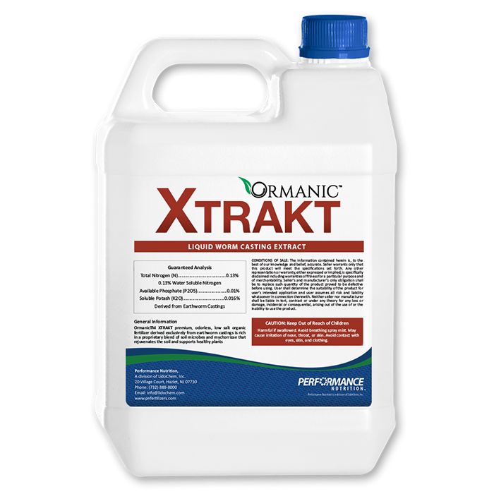 Performance Nutrition Ormanic Xtrakt 2.5 Gallon Fertilizer
