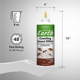 Harris Diatomaceous Earth Crawling Insect Killer, 8oz - 12 Pack