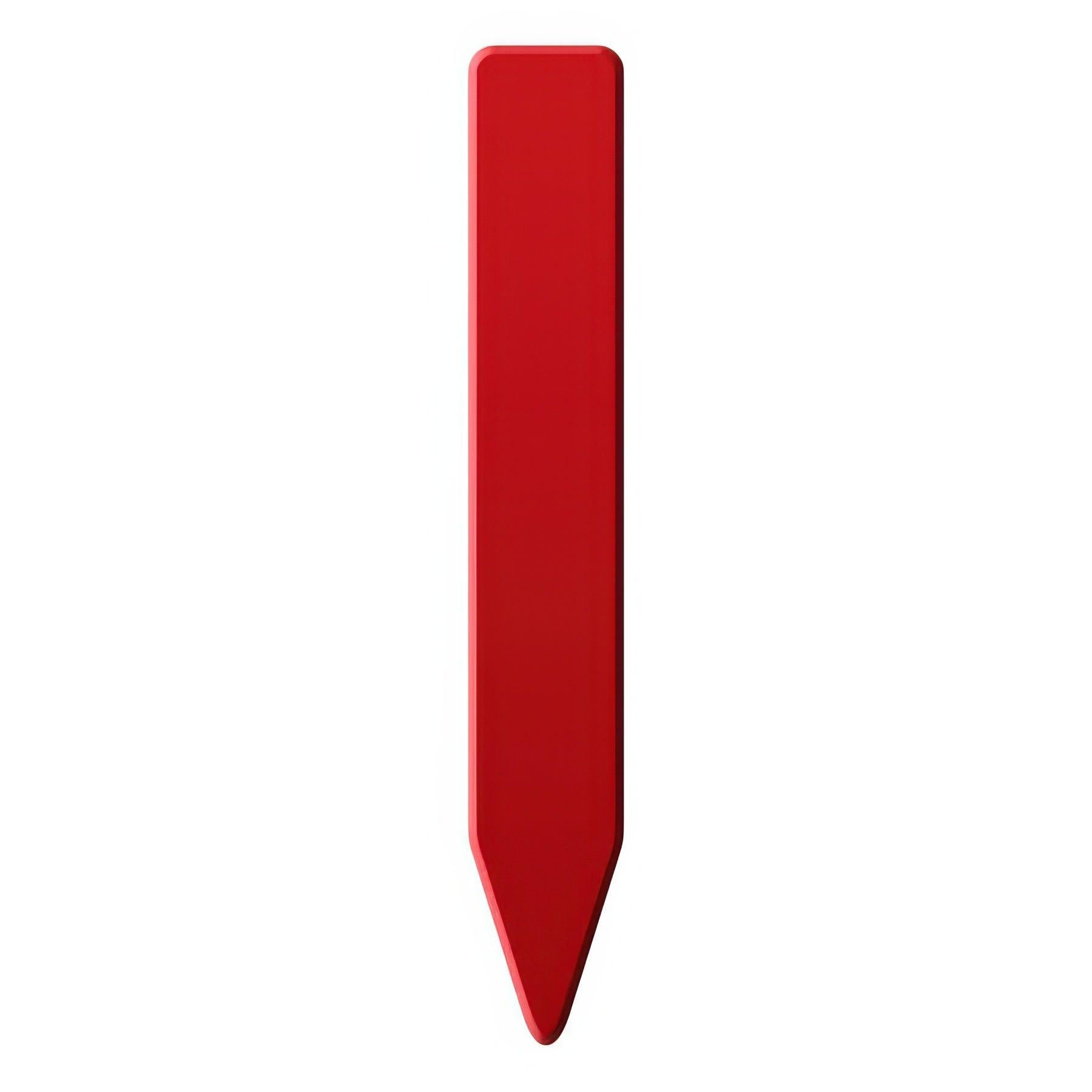 Grow1 Plant Stake Labels, Red, 4'' x 5/8'', Case of 1000