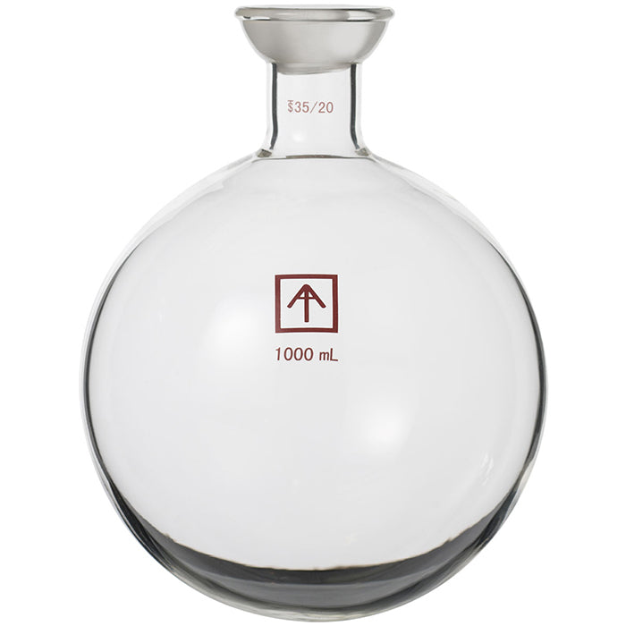 Across International 35/20 Heavy Wall Round Bottom Receiving Flask, 10